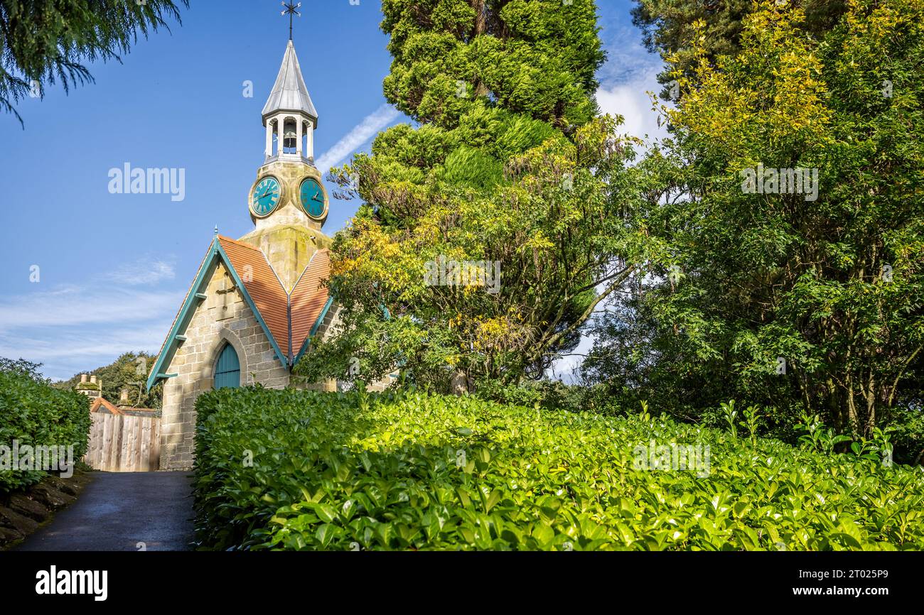 Clock tower cragside hi-res stock photography and images - Alamy