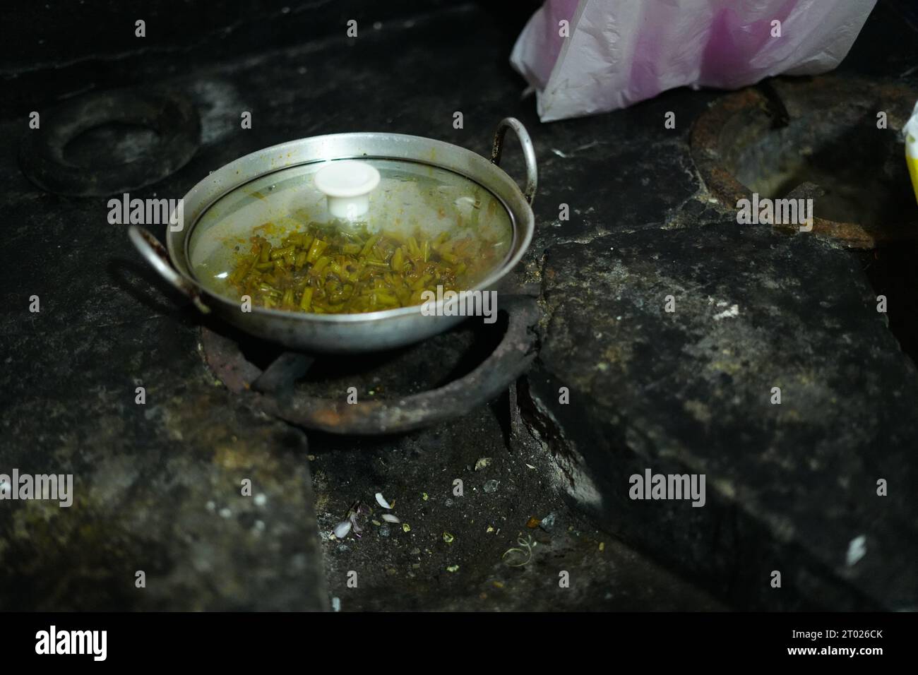 Kitchen utensils used in houses in kerala Stock Photo - Alamy