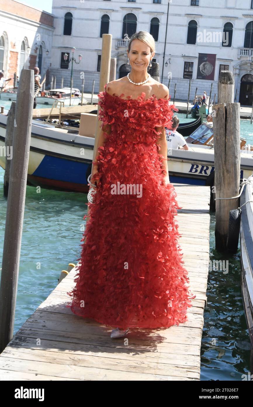 VENICE, ITALY - SEPTEMBER 05: Lady Victoria Hervey in Venice during a ...