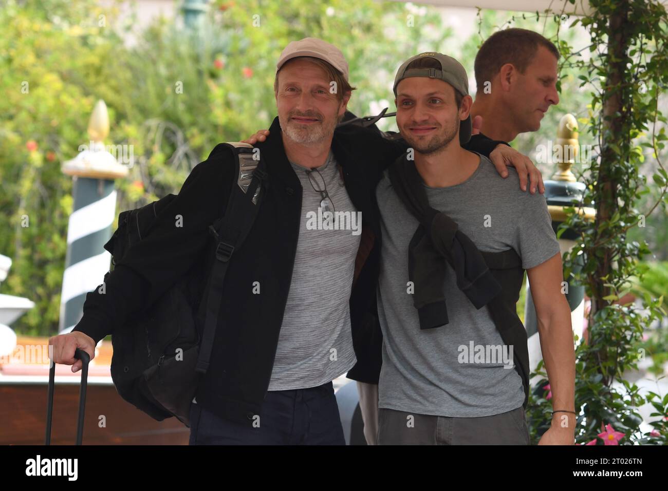 VENICE, ITALY -AUGUST 31: Mads Mikkelsen, Carl Jacobsen Mikkelsen ...