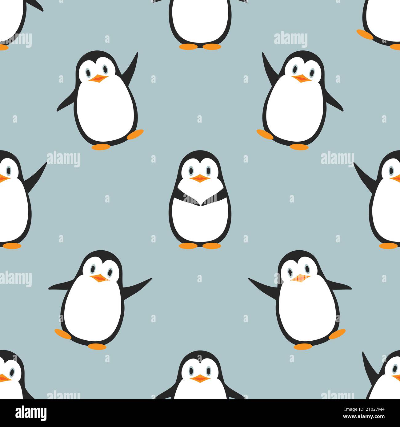 Funny penguins. Children s print Stock Vector Image & Art - Alamy