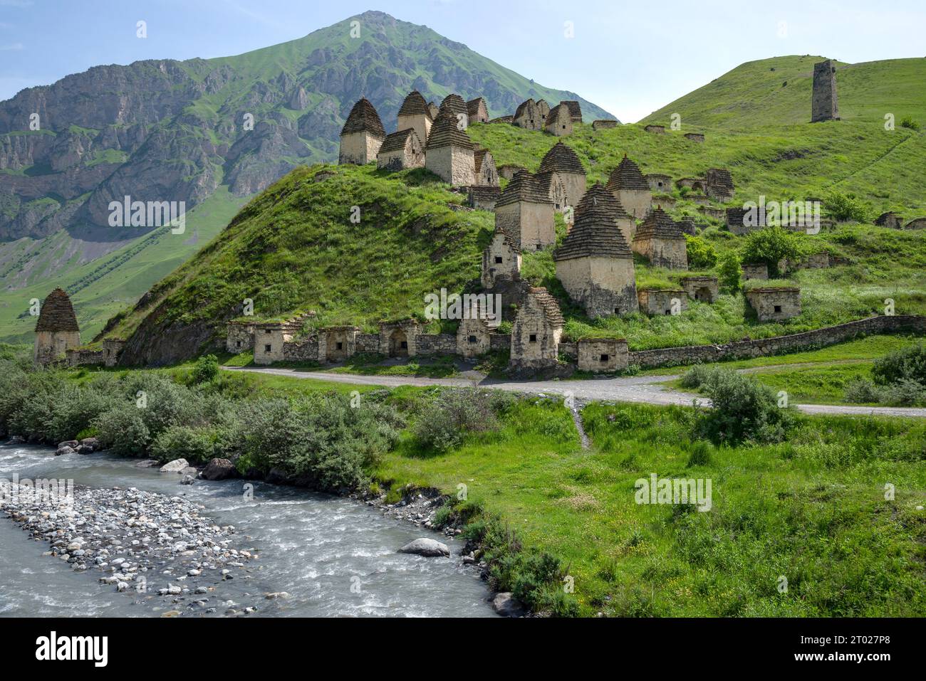The ancient burial complex of Dargavs. North Ossetia-Alania, Russia ...