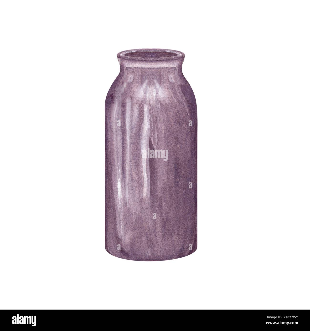 Empty ceramic matte vase, pot for plants, flowers, floral bouquets ...