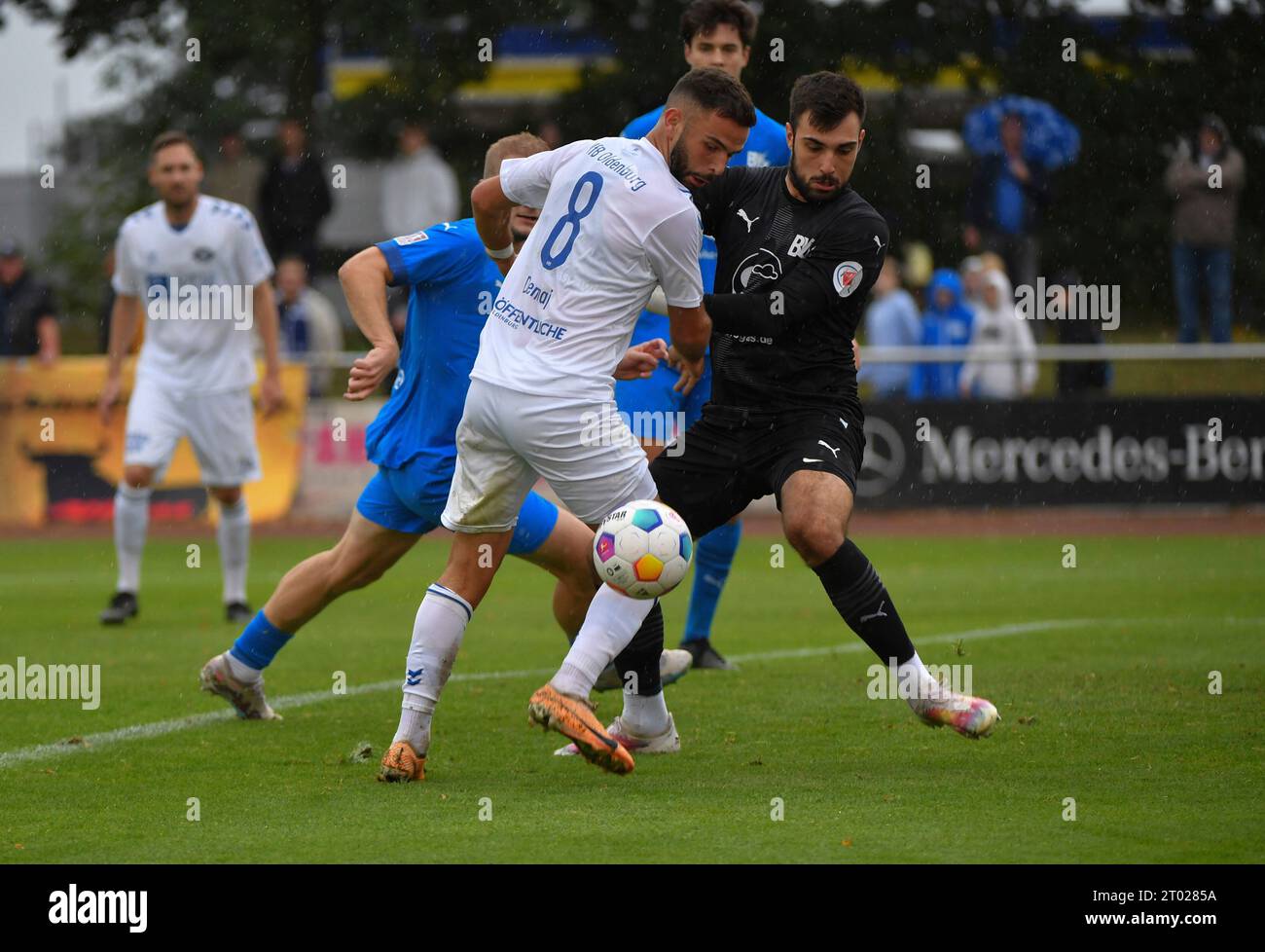 03.10.2023, Heinz-Dettmer-Stadion, Lohne, GER, Krombacher ...