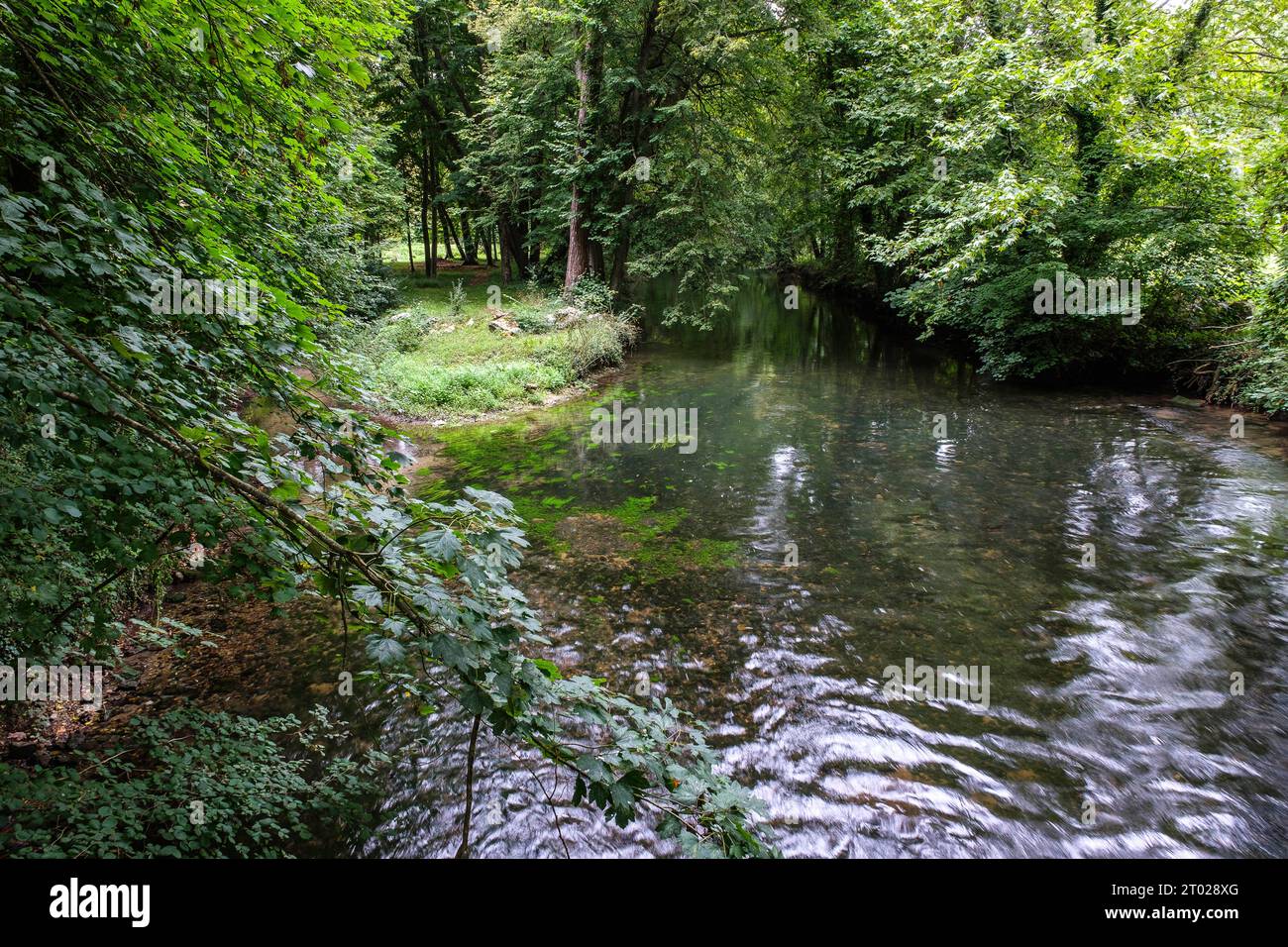 The river Epte | Le riviere Epte Stock Photo - Alamy