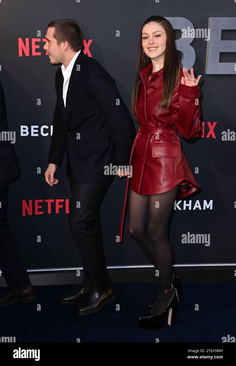 London, UK. October 3rd, 2023. Brooklyn Beckham and Nicola Peltz ...