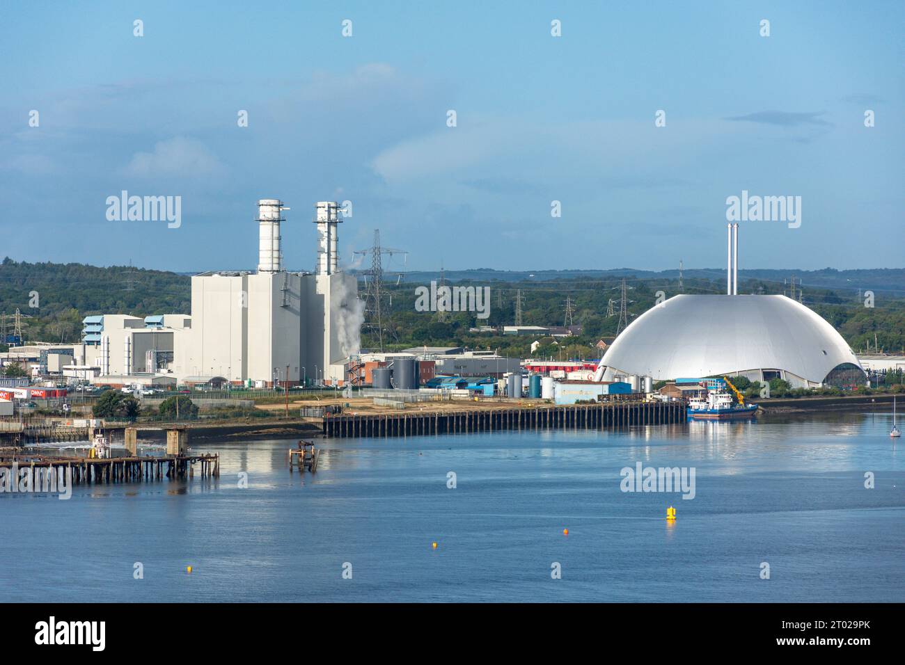Marchwood Industrial Park from Port of Southampton, Southampton ...