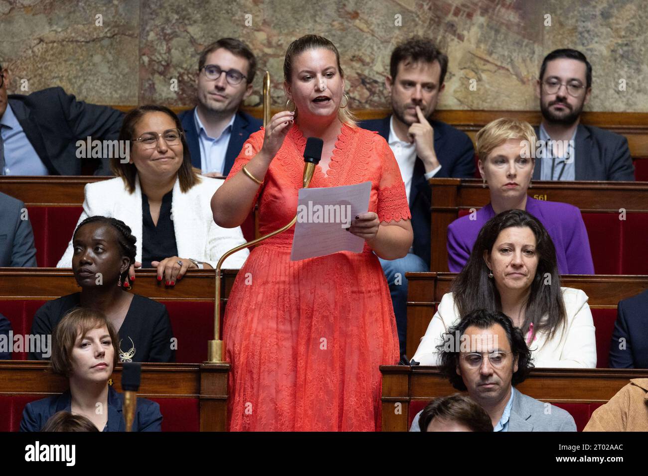 Paris, France. 03rd Oct, 2023. French deputy and president of La France ...