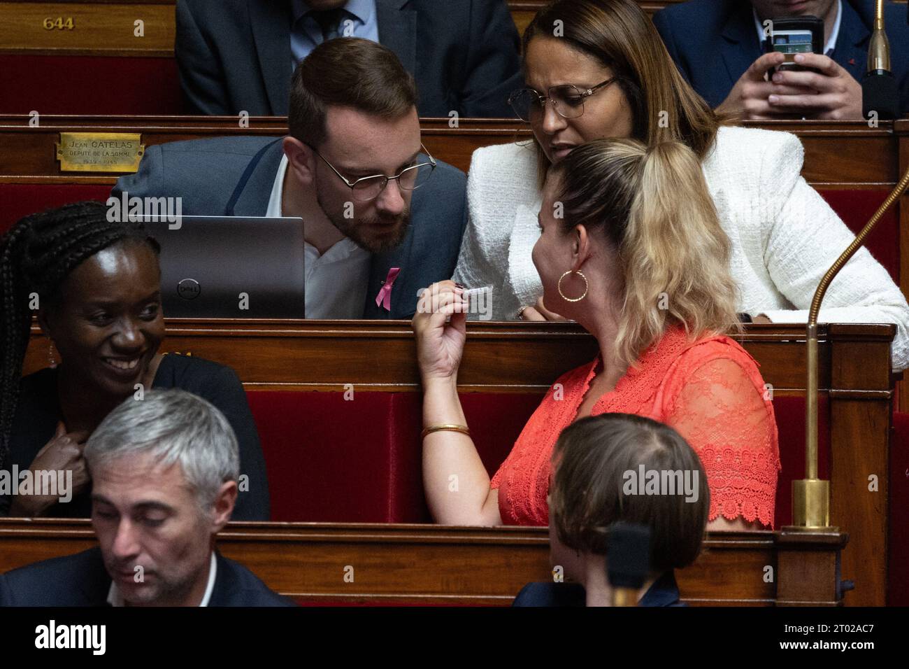 Paris, France. 03rd Oct, 2023. French deputy and president of La France ...