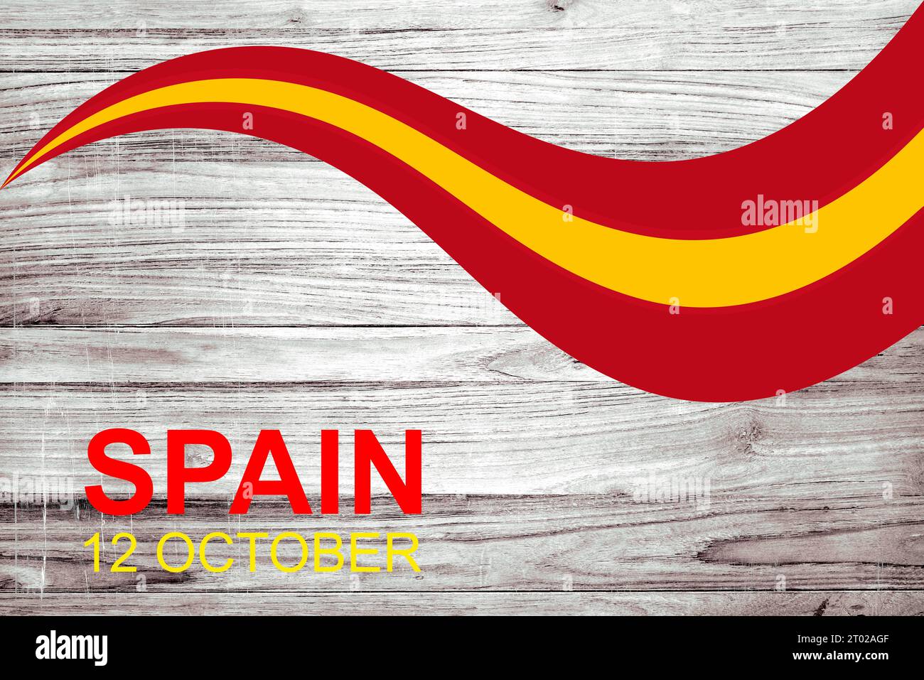 Spain national day banner design. Spain flag and map theme background ...