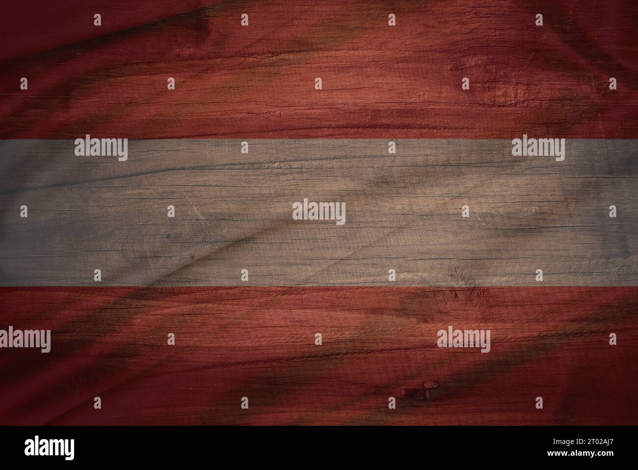 Austria Flag painted on old wood plank background Stock Photo - Alamy
