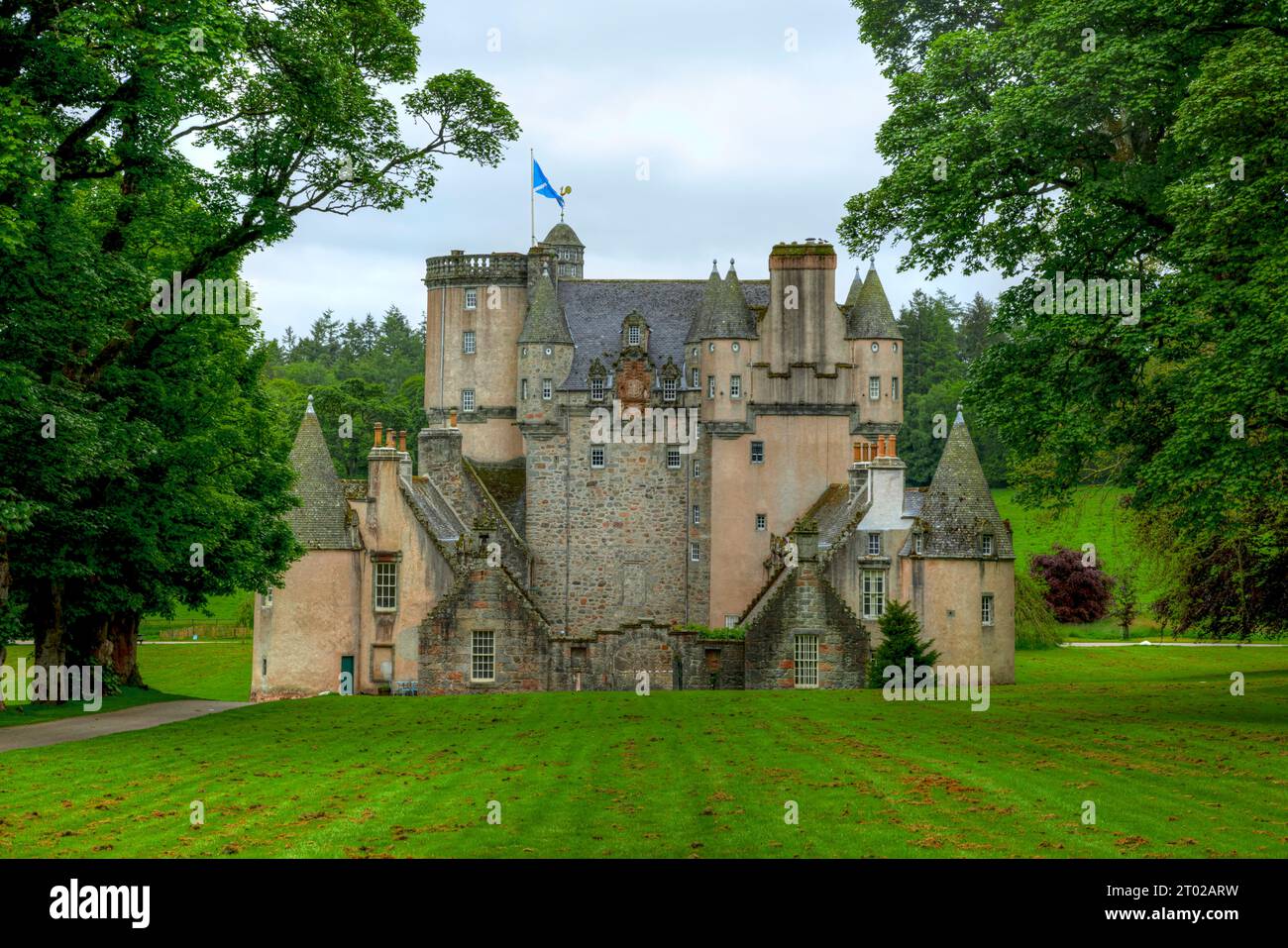Castle Fraser in Aberdeenshire, Scotland Stock Photo - Alamy