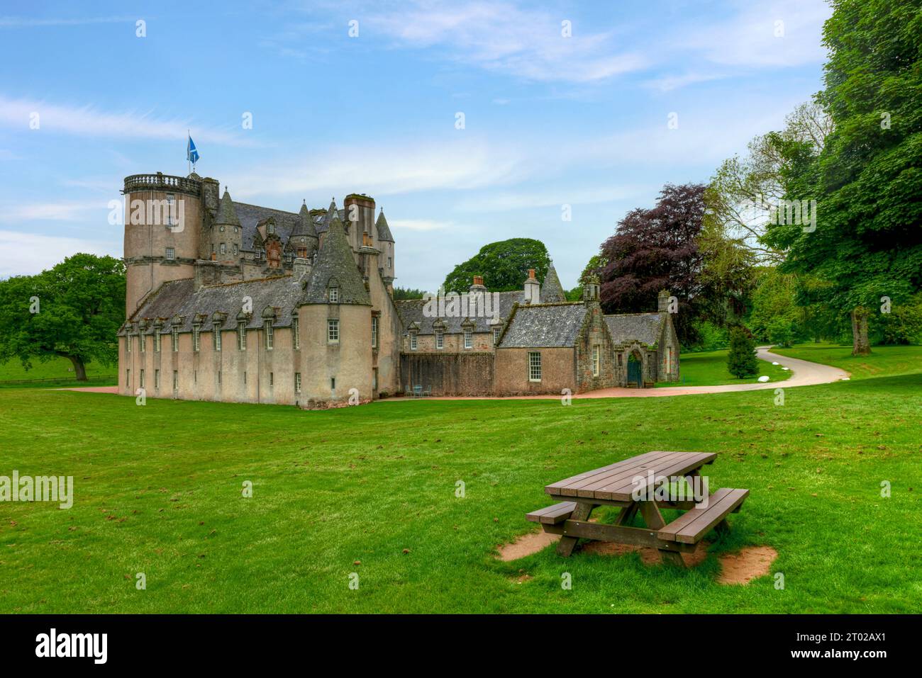 Castle Fraser in Aberdeenshire, Scotland Stock Photo - Alamy
