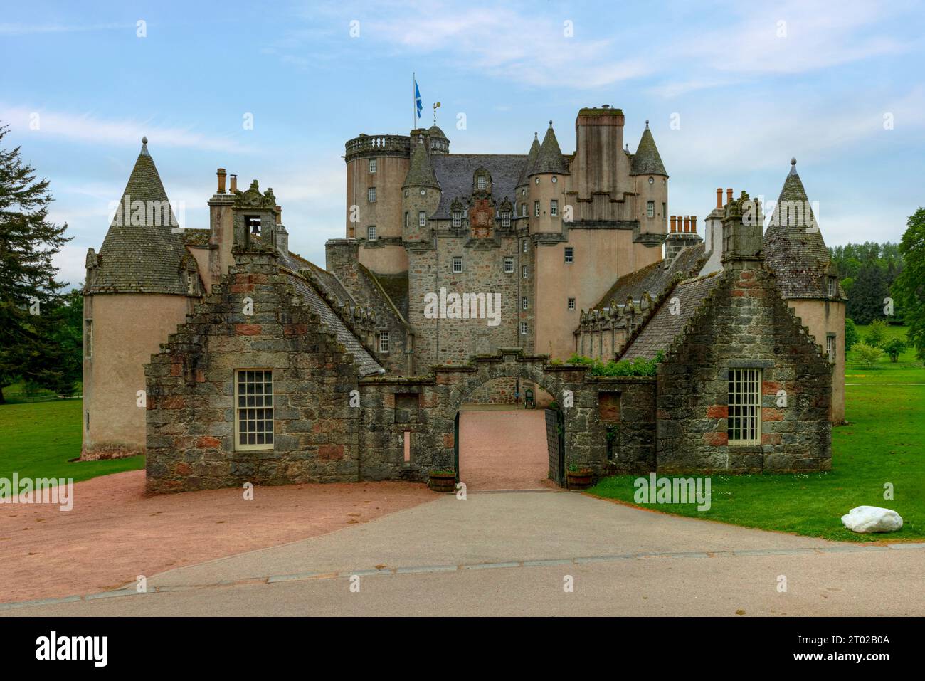 Castle Fraser in Aberdeenshire, Scotland Stock Photo - Alamy