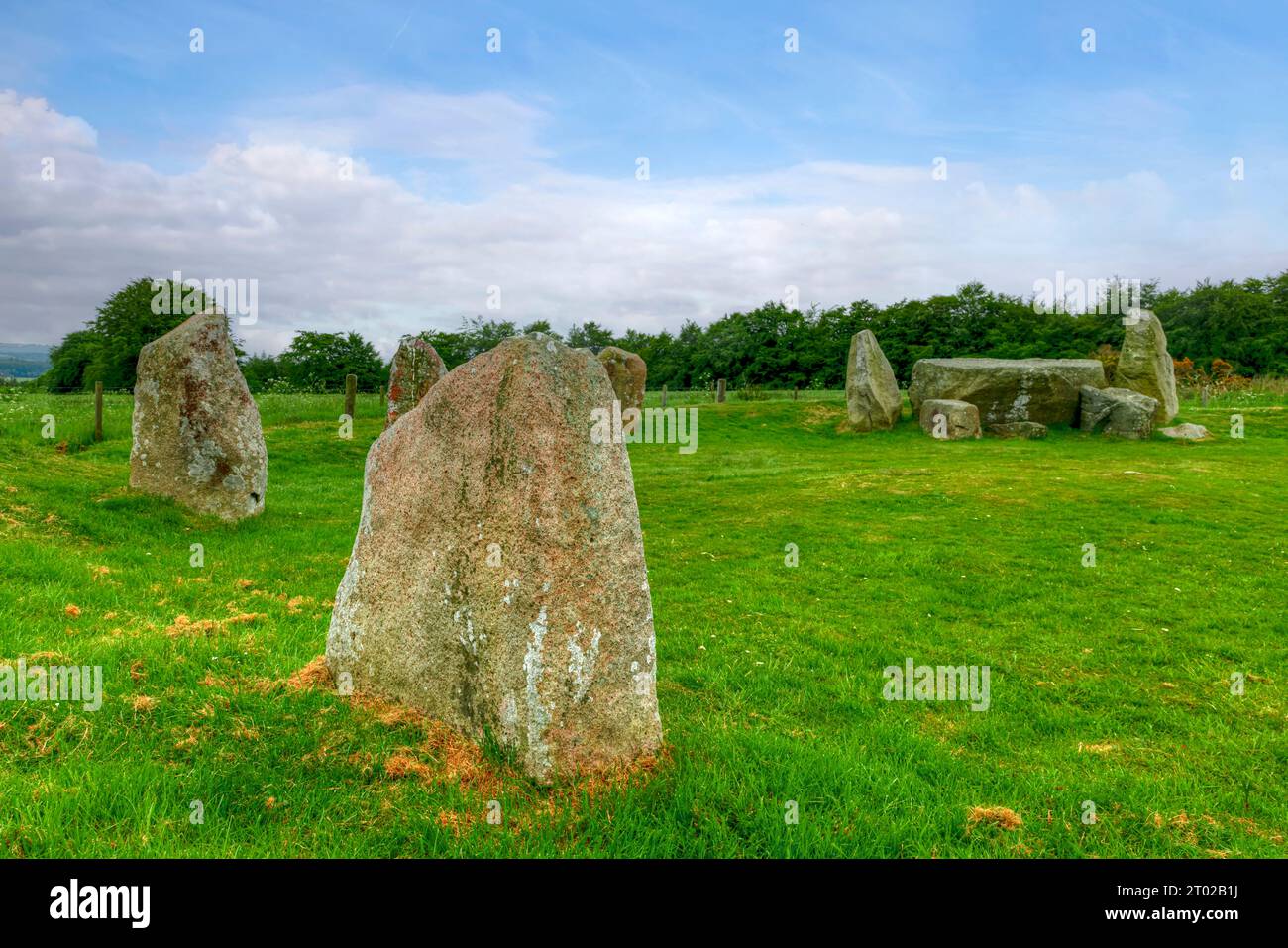 East Aquhorthies Stone Circle near Inverurie, Aberdeenshire, Scotland ...