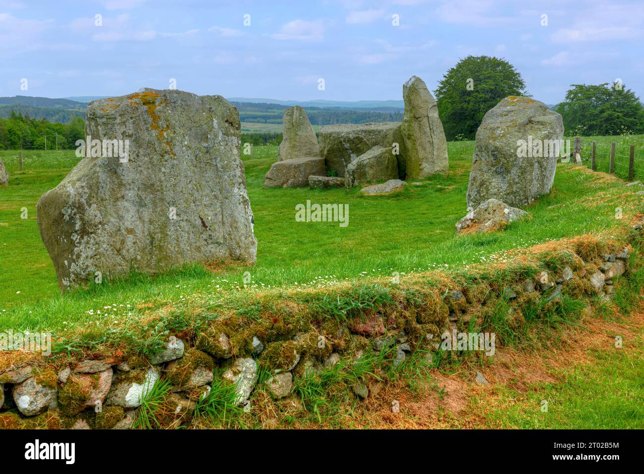 East Aquhorthies Stone Circle near Inverurie, Aberdeenshire, Scotland ...