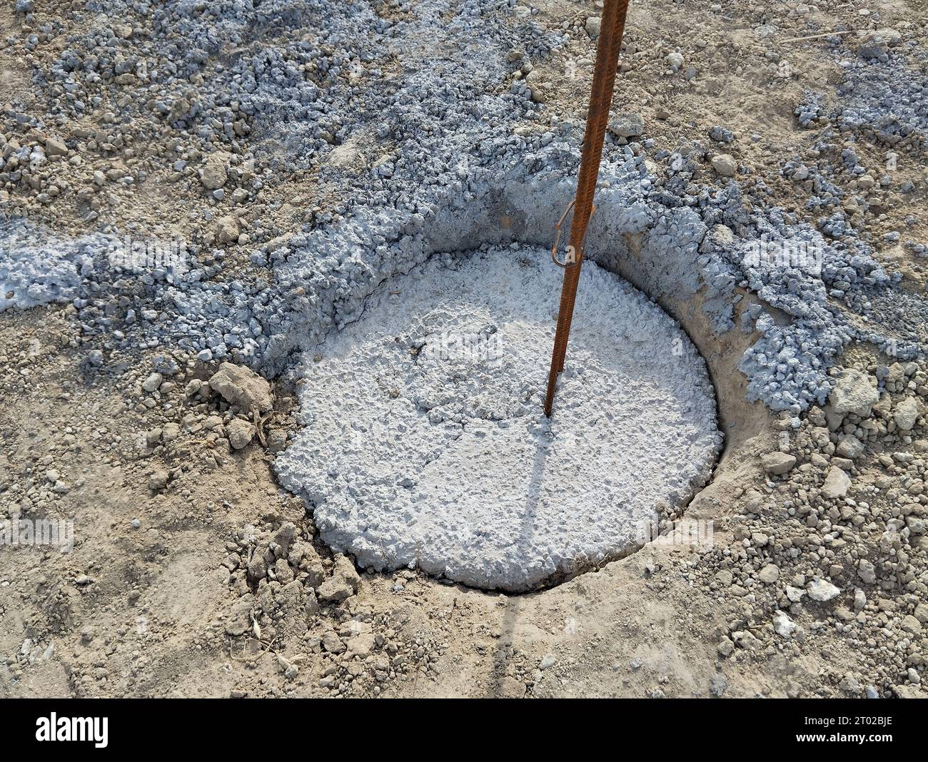 House construction site. Structural work Stock Photo - Alamy
