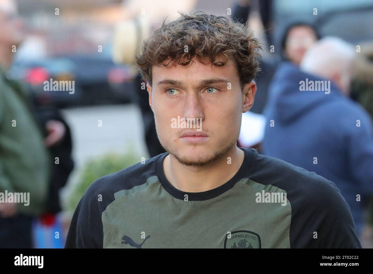 Callum Styles #20 of Barnsley arrives during the Sky Bet League 1 match ...