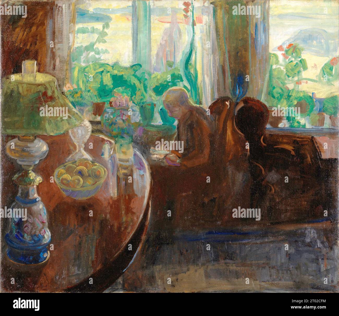 Thorvald Erichsen - Interior with the Painter Oluf Wold-Torne - 1901 ...