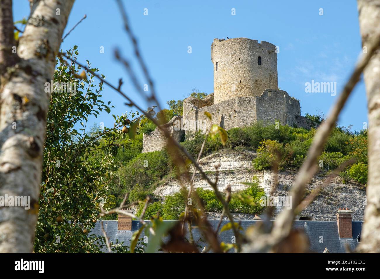 La Roche-Guyon in the Regional Natural Parc of the Vexin with its ...