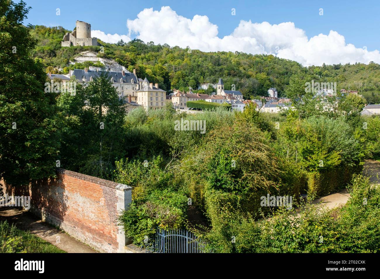 La Roche-Guyon in the Regional Natural Parc of the Vexin with its ...