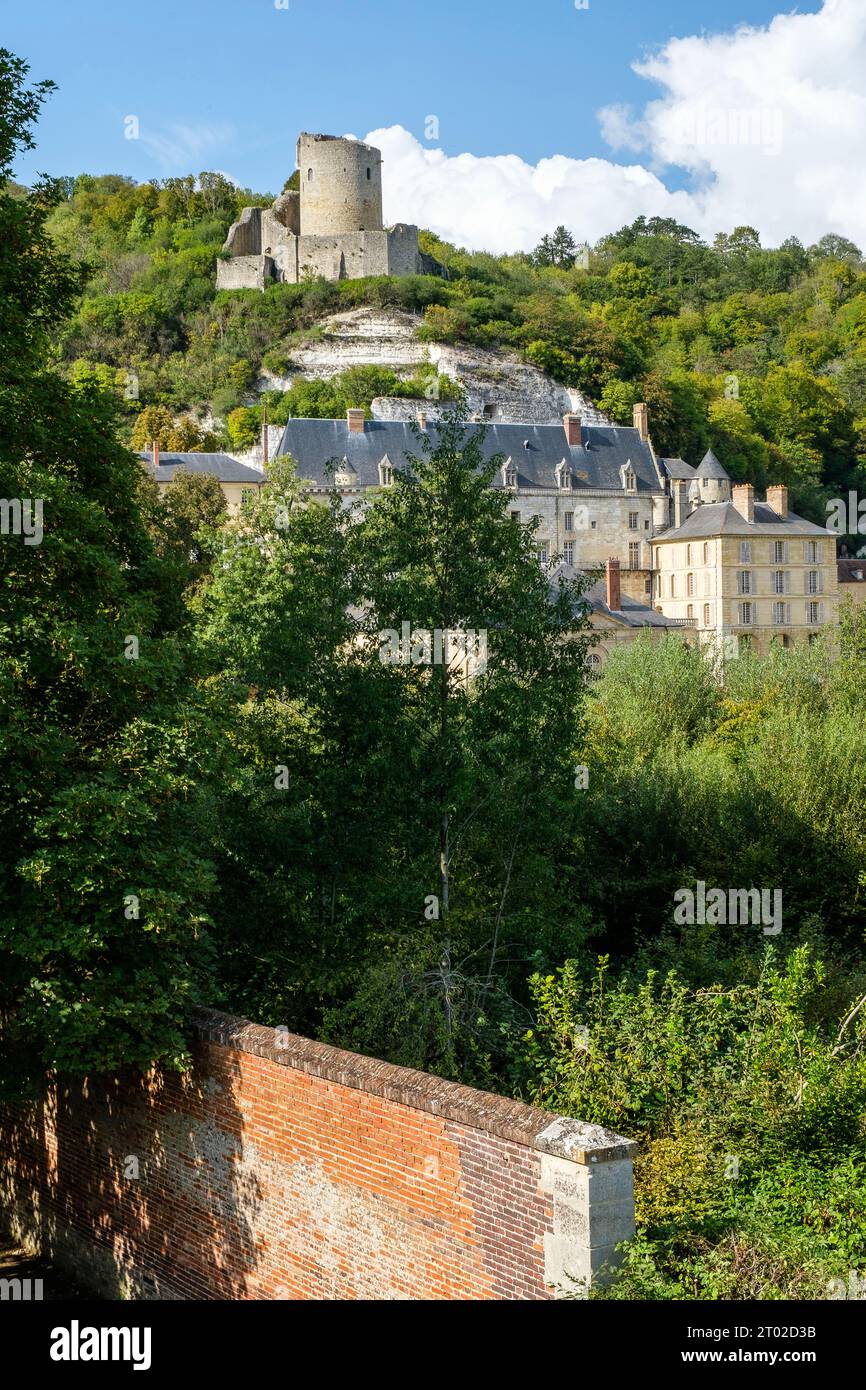La Roche-Guyon in the Regional Natural Parc of the Vexin with its ...