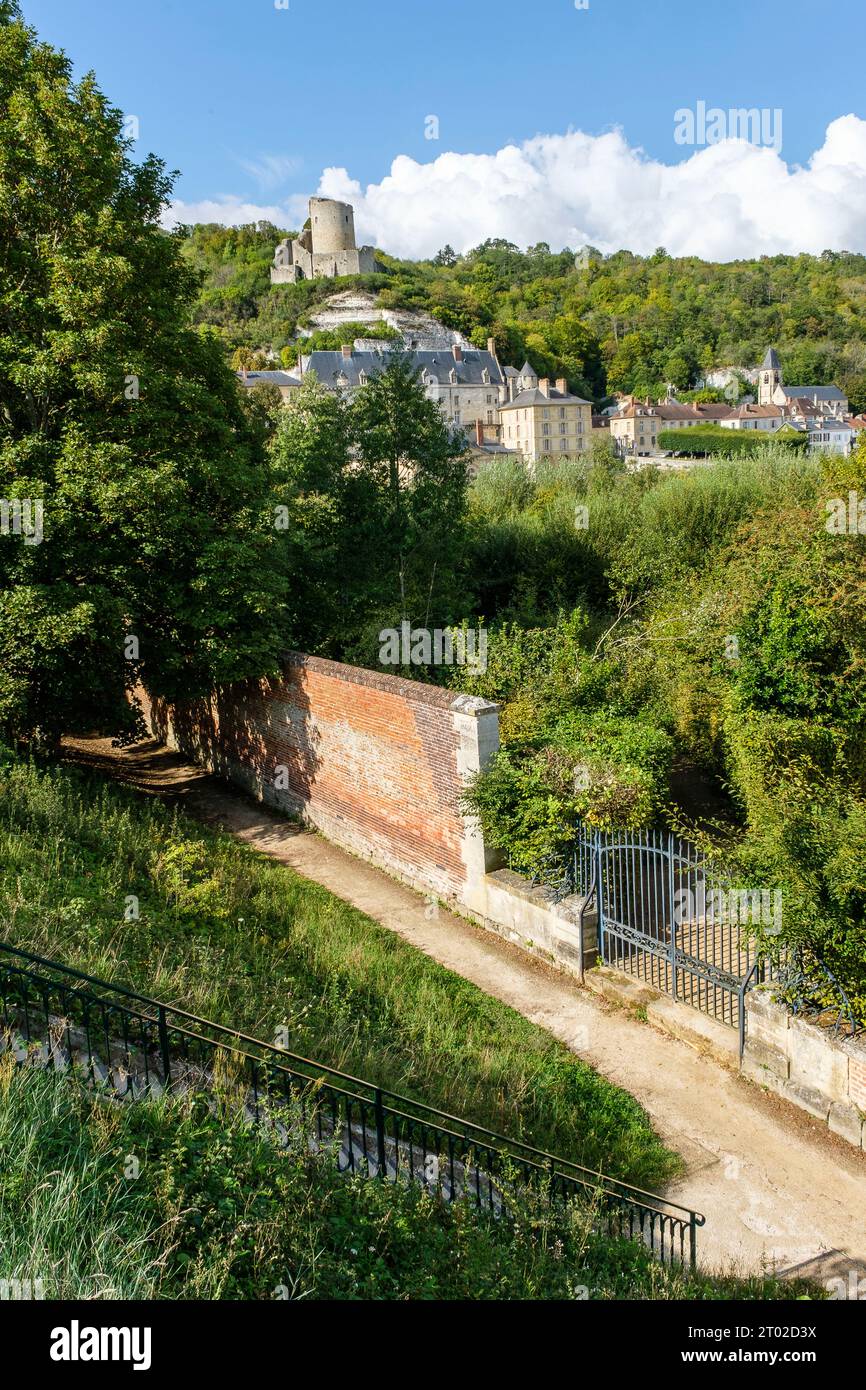 La Roche-Guyon in the Regional Natural Parc of the Vexin with its ...