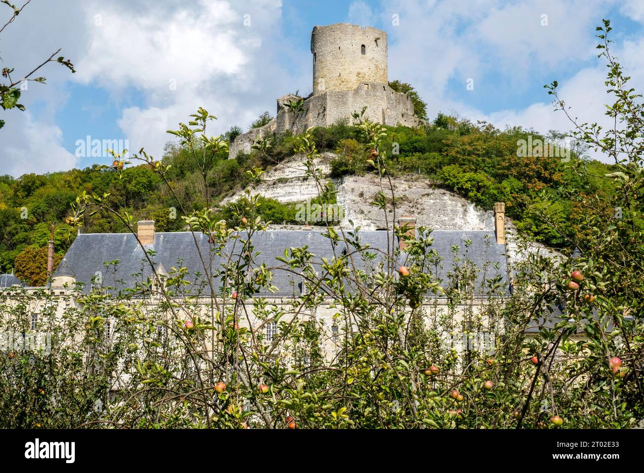 La Roche-Guyon in the Regional Natural Parc of the Vexin with its ...