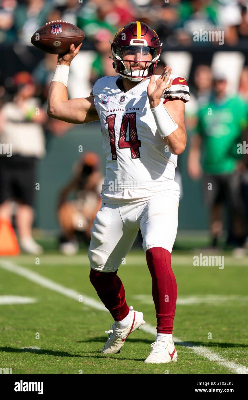 Washington Commanders quarterback Sam Howell (14) in action during the ...