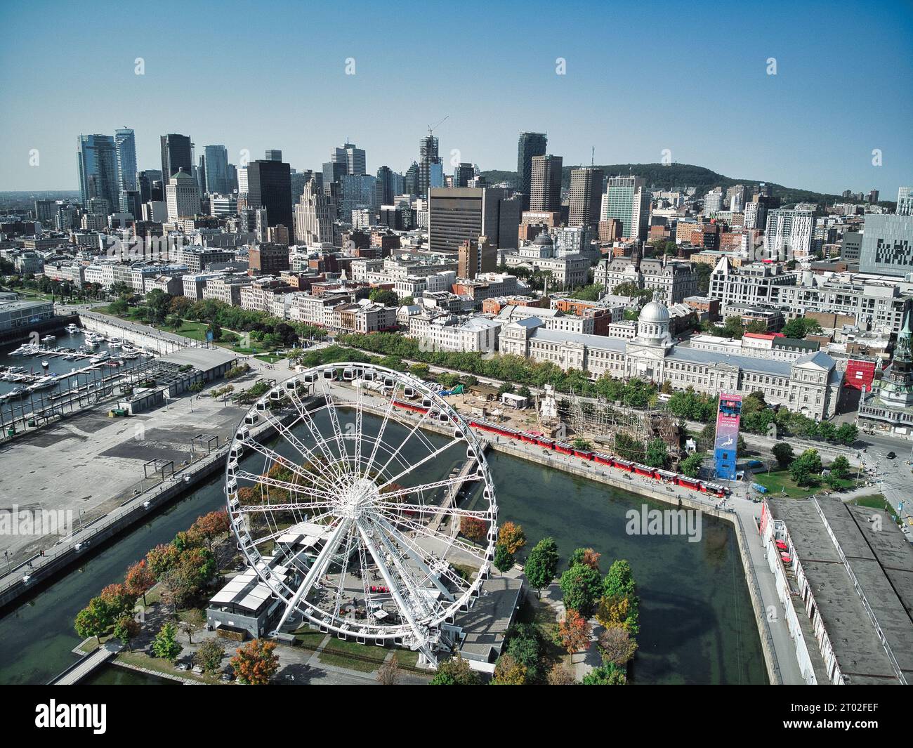 Aerial view of Montreal,Quebec,Canada Stock Photo - Alamy