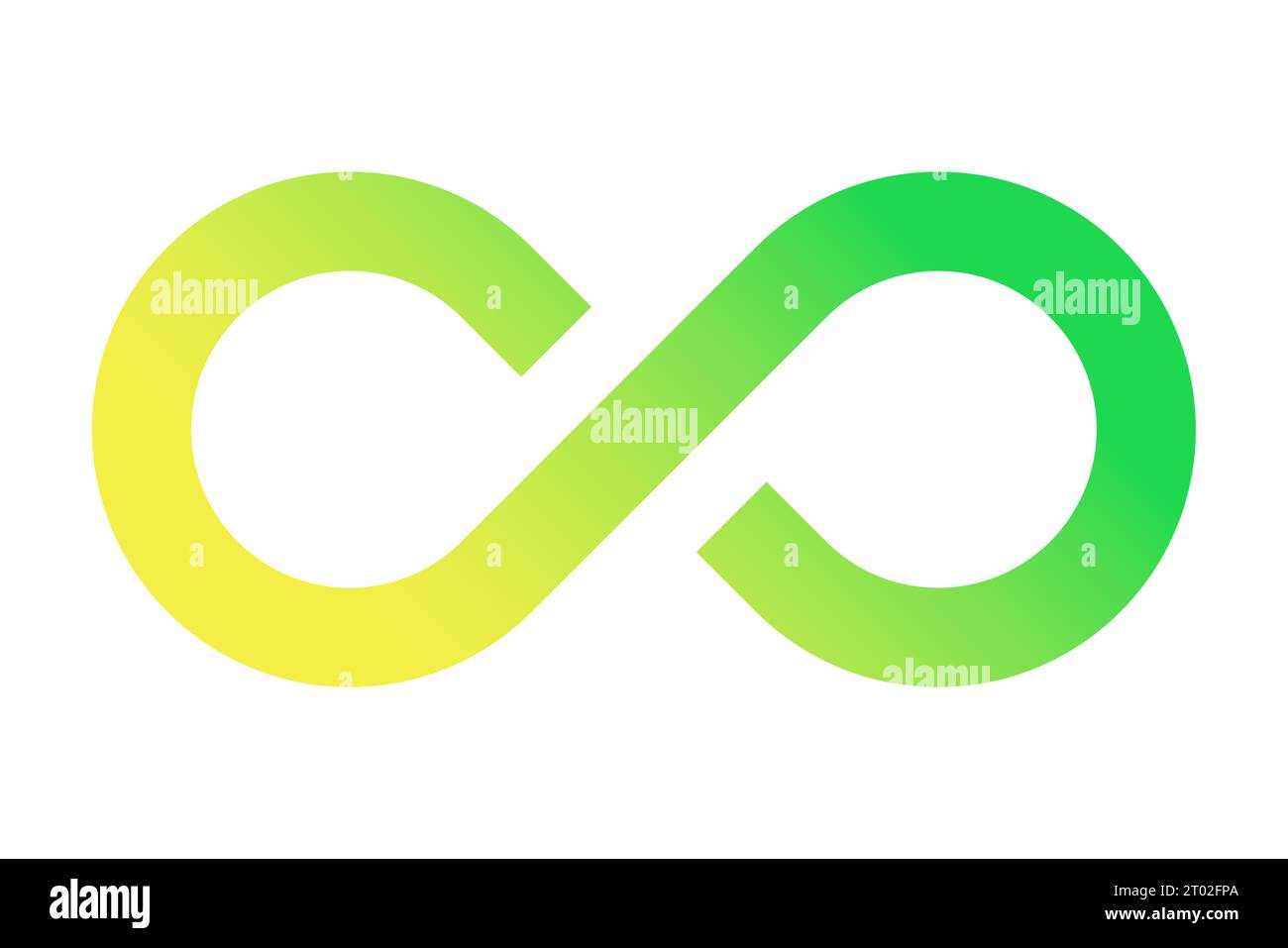 Circular economy concept. Sheet metal in arrow infinity recycling ...