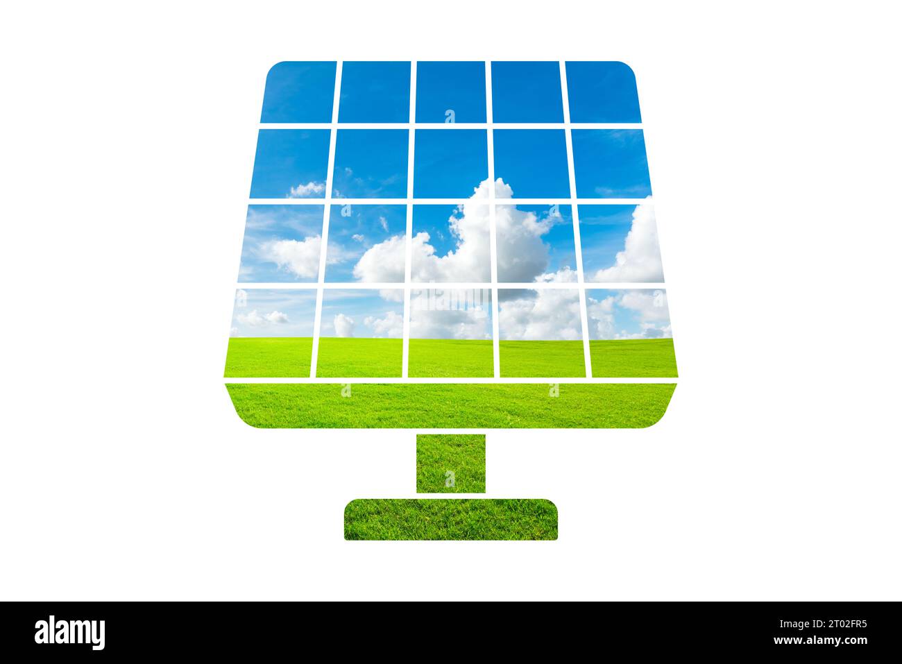 3D illustration solar panels isolated on white background. Set solar ...