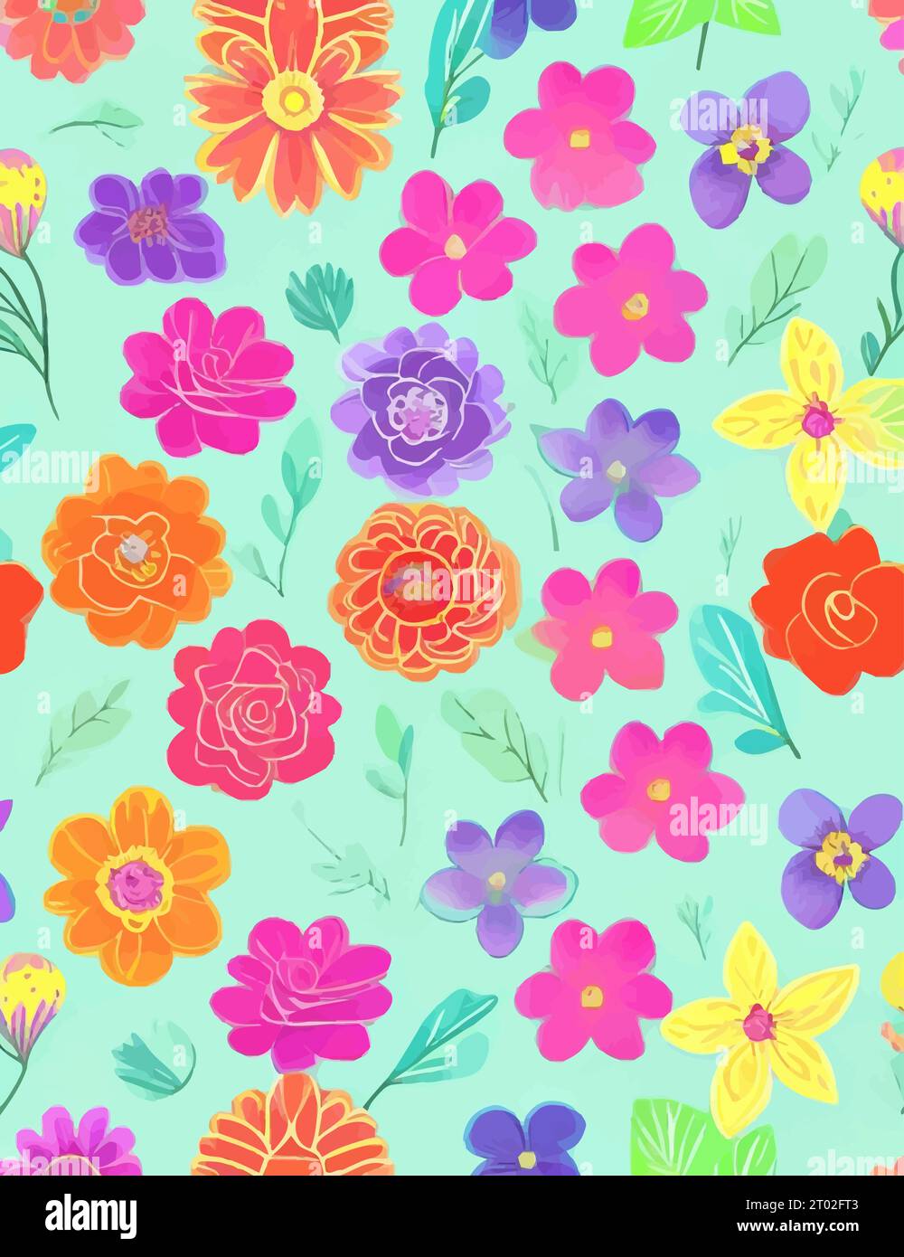 The "Abstract Flower Pattern" a visually captivating image that ...