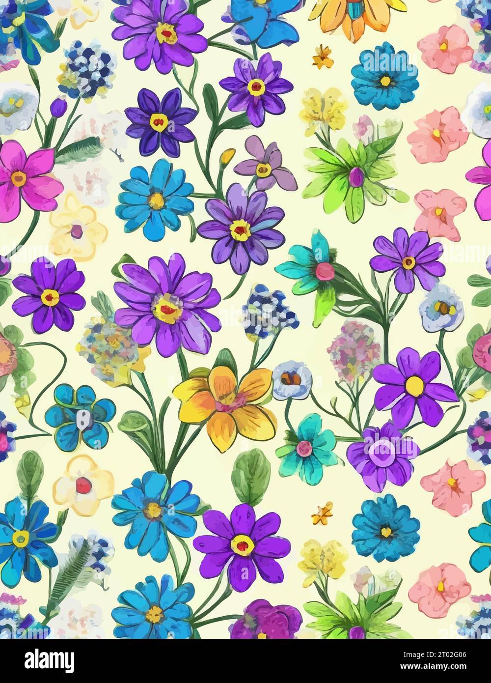 The "Abstract Flower Pattern" a visually captivating image that ...