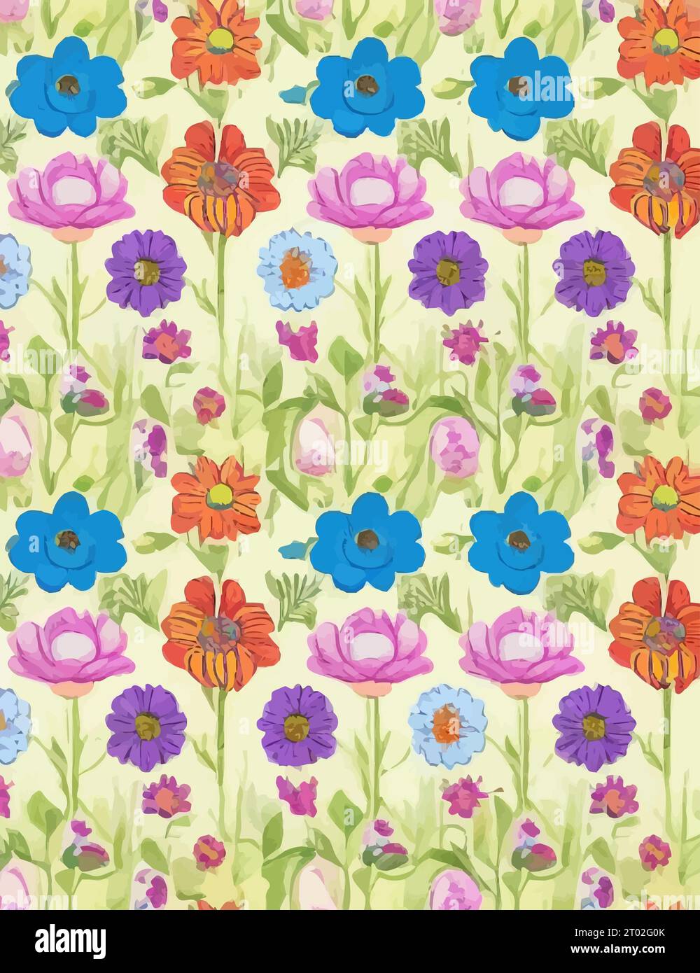 The "Abstract Flower Pattern" a visually captivating image that ...