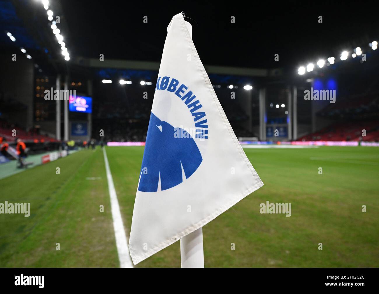 A denmark flag corner flag stadium hi-res stock photography and images ...