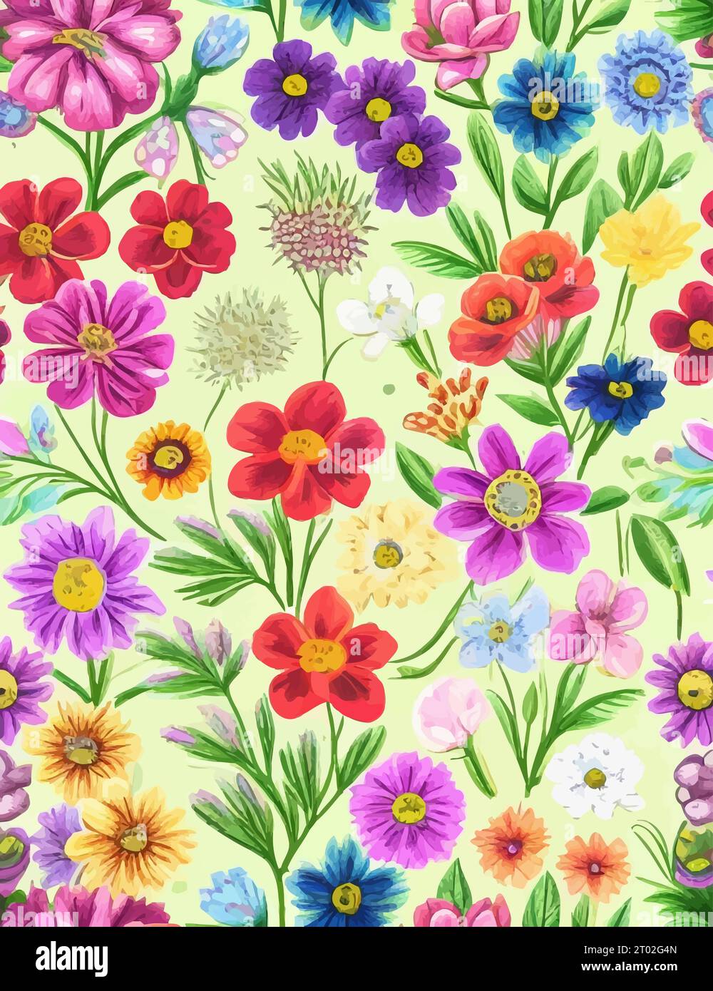 The "Abstract Flower Pattern" a visually captivating image that ...