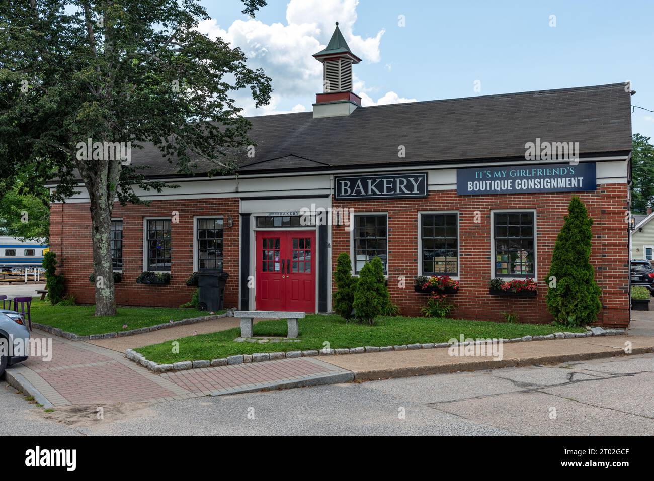 Bakery building in North conway, New Hampshire, USA Stock Photo - Alamy