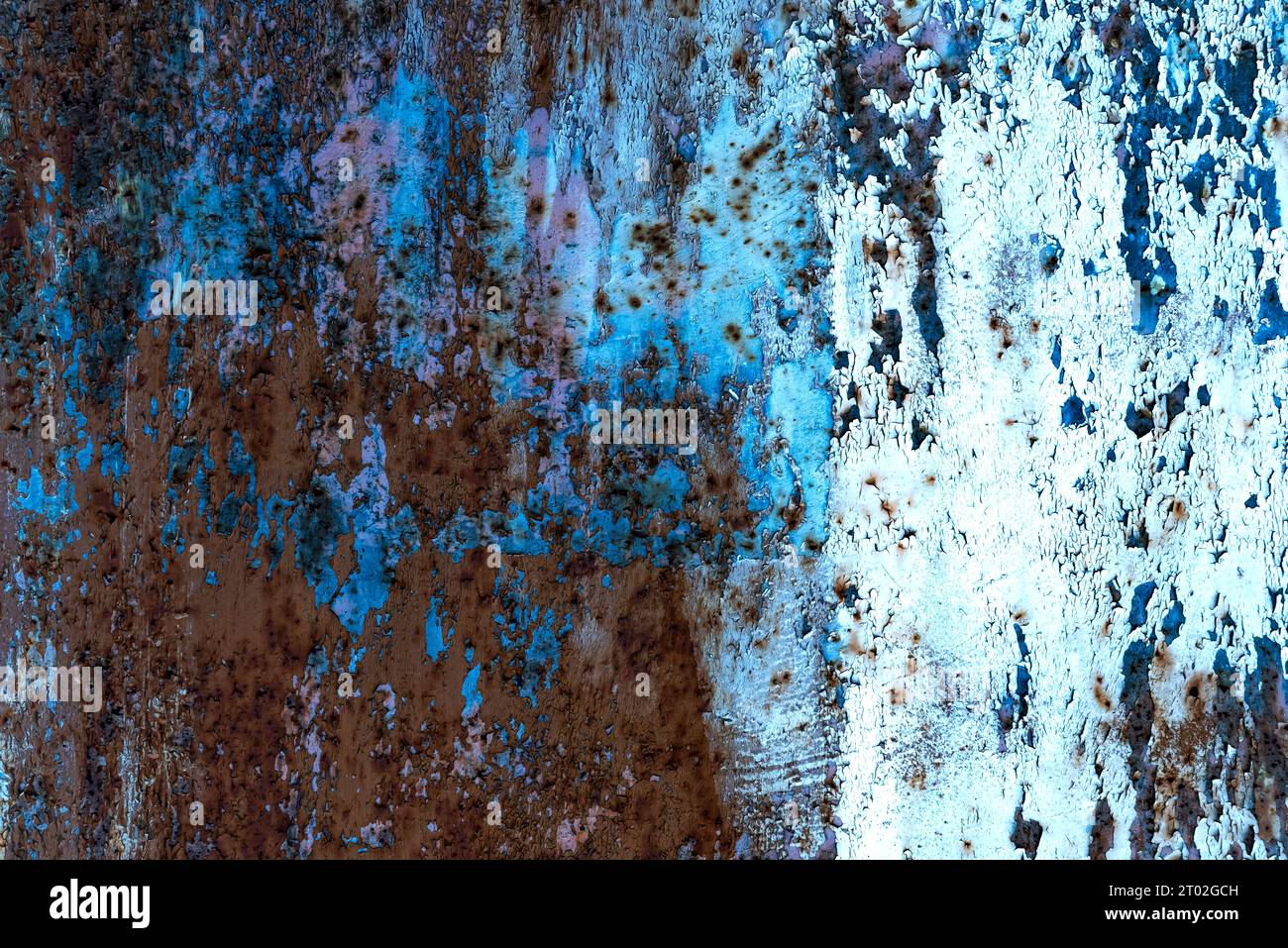 Cracked paint on metal surface. Metal texture with rust Stock Photo - Alamy