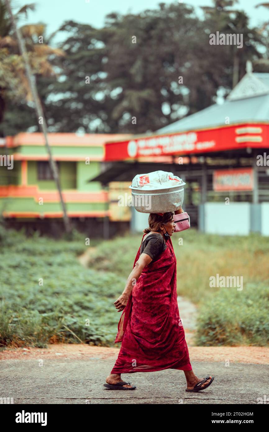 Beautiful Street Photography at vaikom, kerala India Stock Photo - Alamy