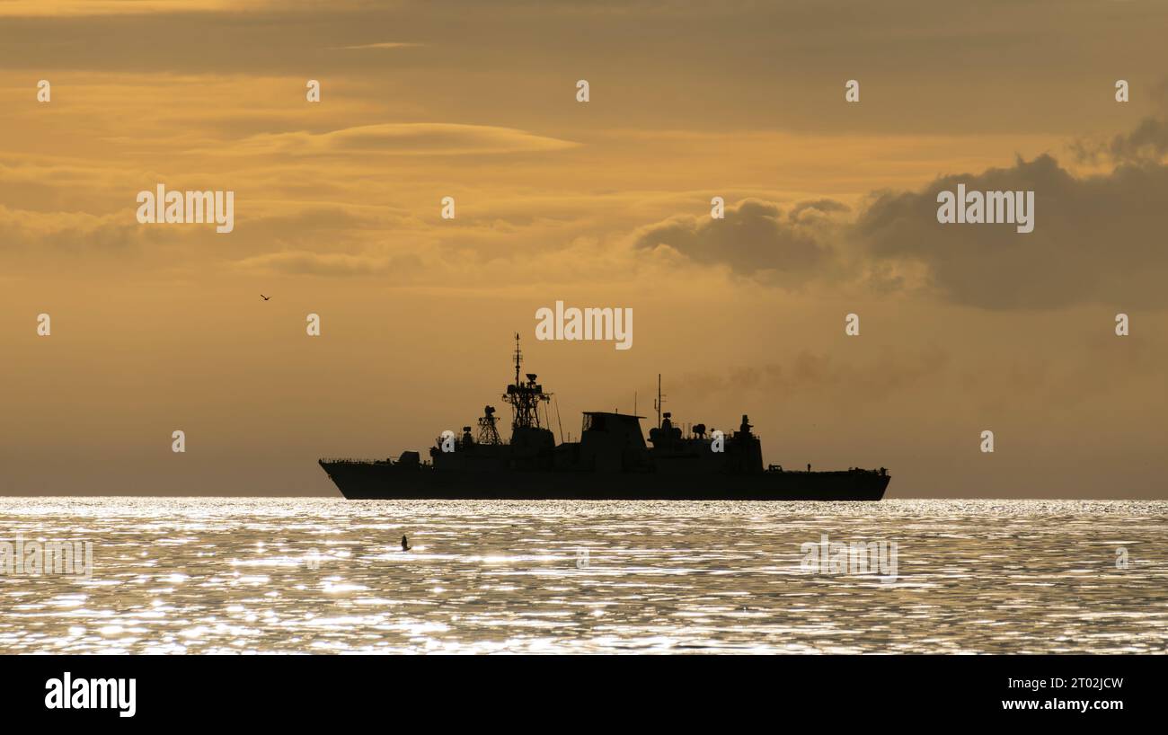 HCMS Winnipeg (FFH 338), a Halifax class frigate of the Royal Canadian ...