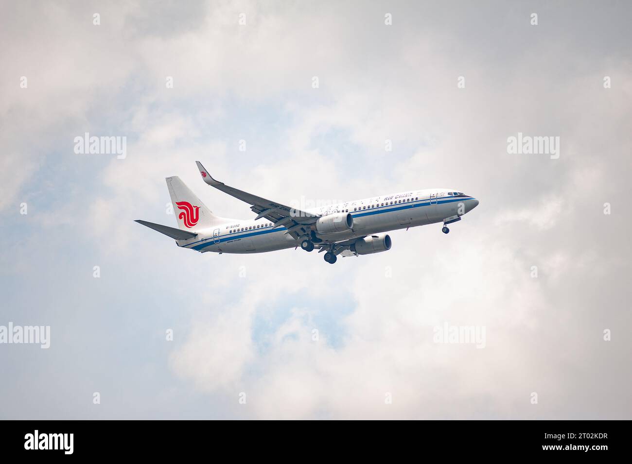 26.07.2023, Singapore, Republic of Singapore, Asia - Air China Boeing ...
