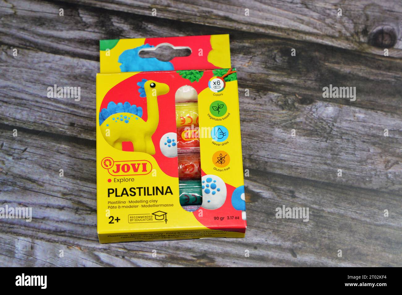 Cairo, Egypt, September 27 2023: Jovi Explore Plastlina modelling clay ...