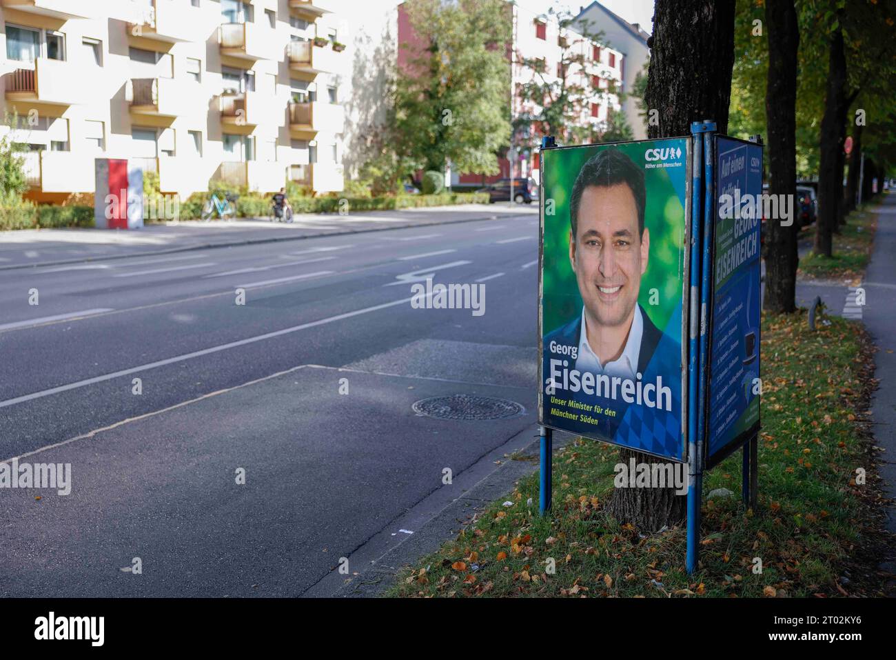 Wahlplakate - Landtagswahl in Bayern 2023 am 24.09.2023 in München Ein ...