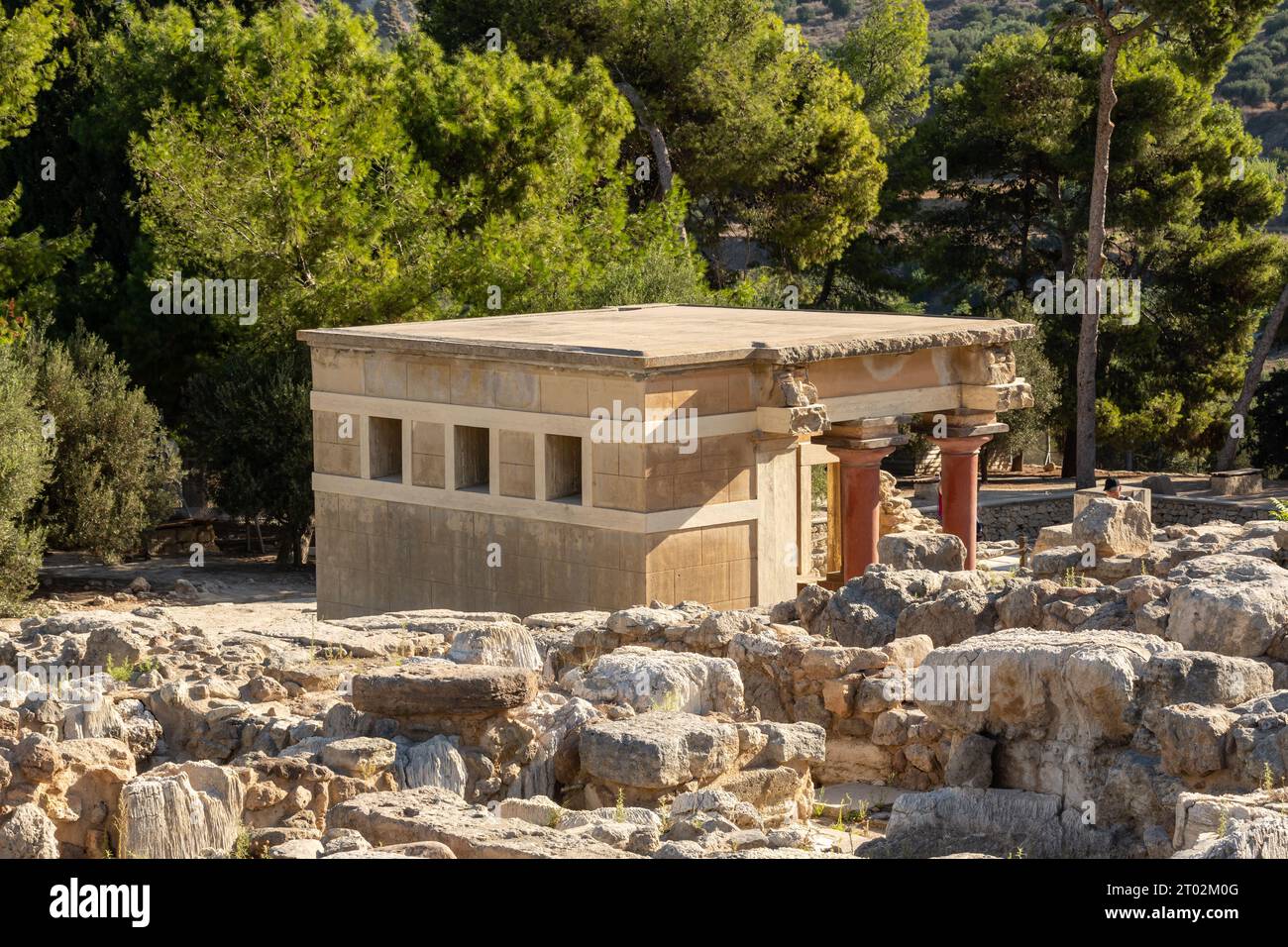 Knossos, Heraklion, Crete, Greece - September 21st 2023 - The ruins of ...