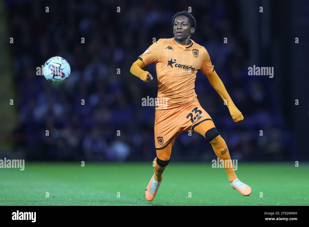 Jaden Philogene-Bidace #23 of Hull City in action during the Sky Bet ...