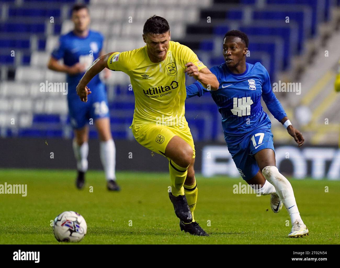 Birmingham City's Siriki Dembele chases Huddersfield Town's Matty ...