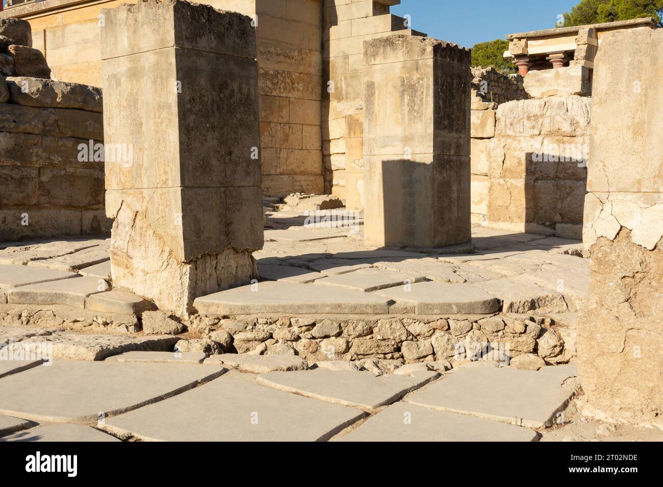 Knossos, Heraklion, Crete, Greece - September 21st 2023 - The 4000 year ...