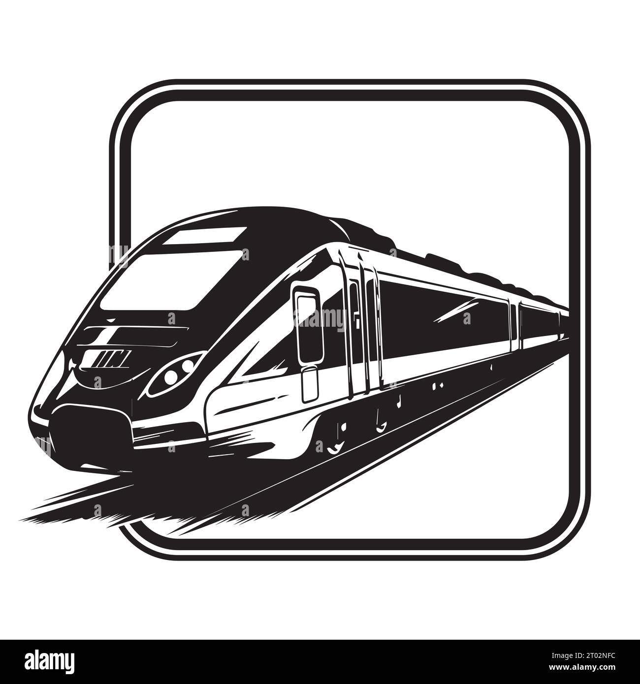 High speed train passenger Black and White Stock Photos & Images - Alamy