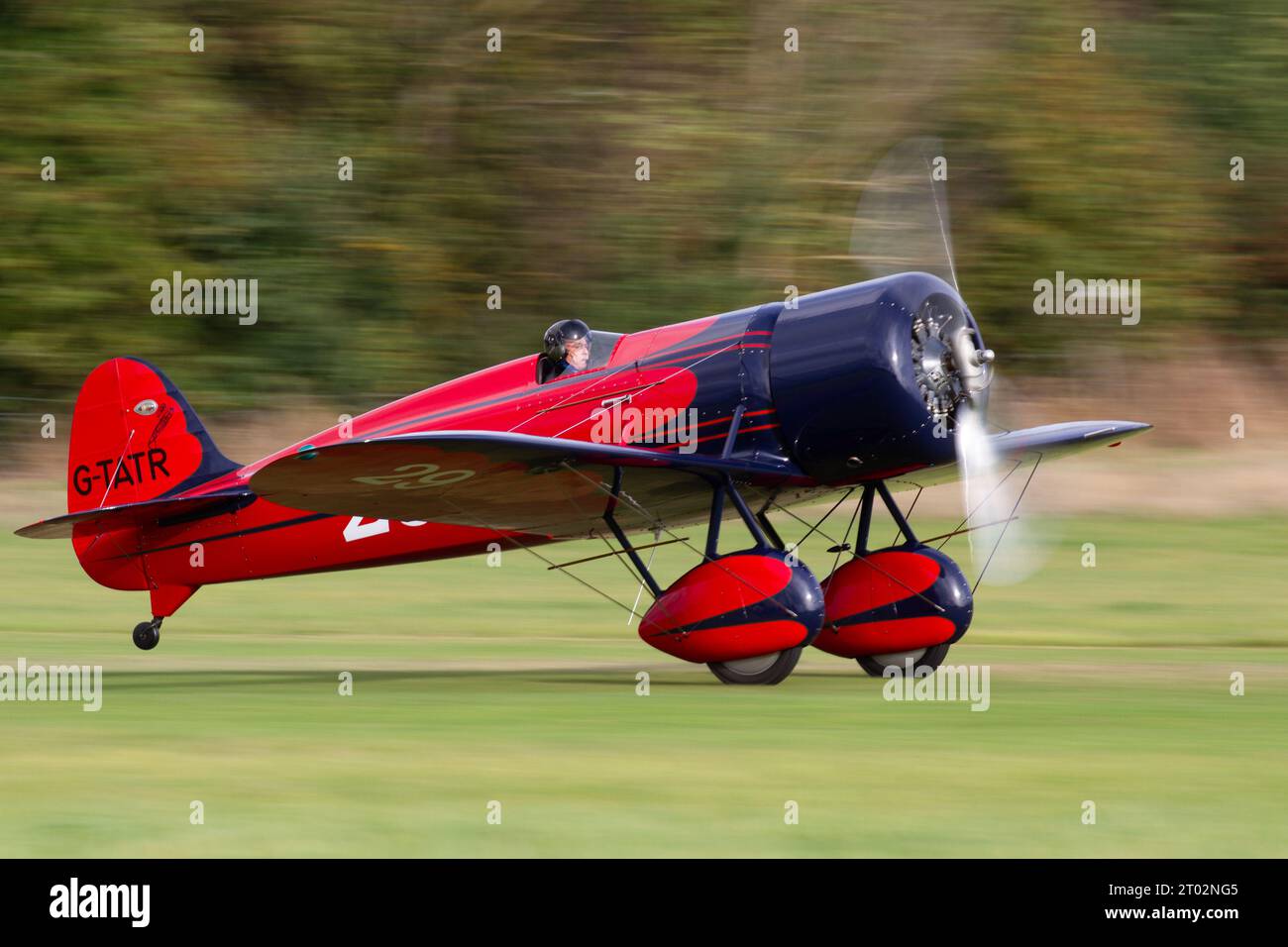A Replica Curtiss Wright Mystery Ship at the Shuttleworth Collection ...